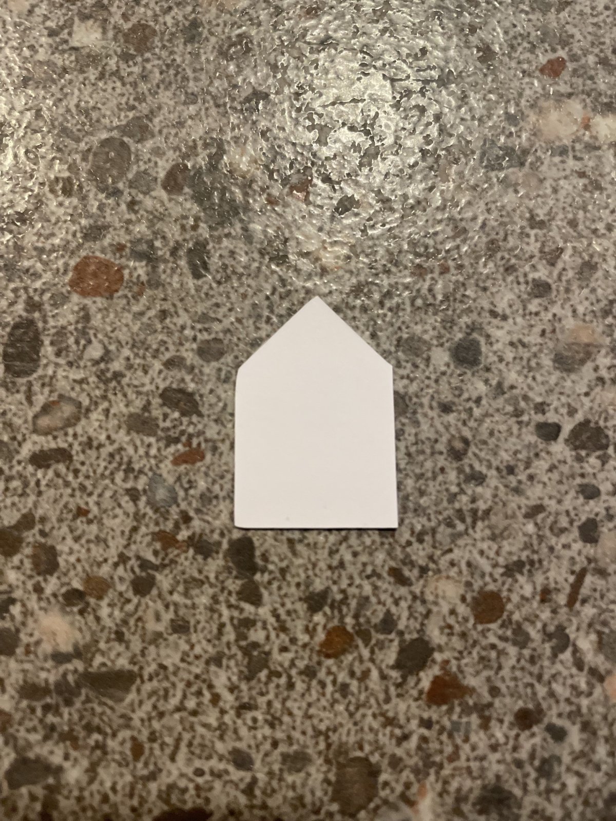 udstanset papstykket til de små flag flag - Papfirkanter - PATCHWORKHULEN